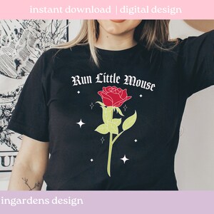Run Little Mouse PNG SVG, Bookish Png Svg, Digital Download Art for T ...