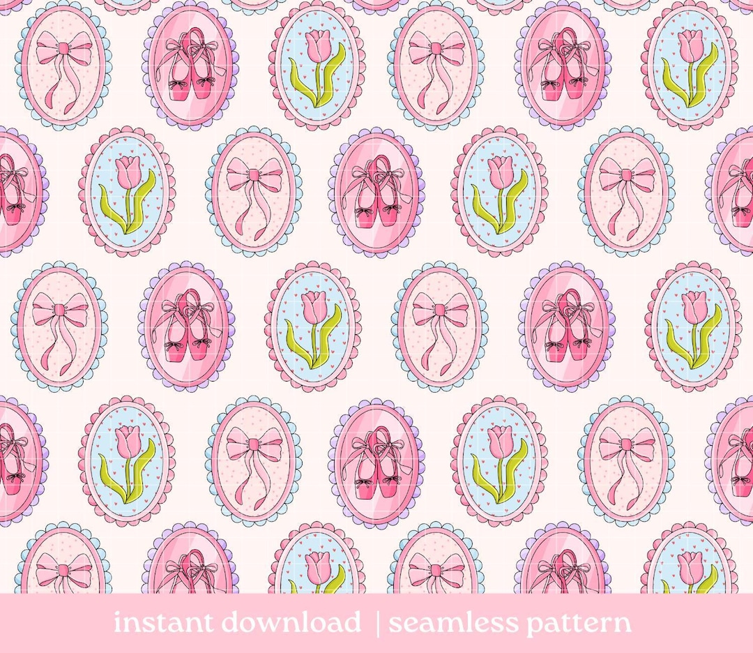 Soft Girl Seamless Pattern, Soft Girl Pattern, Digital Download ...
