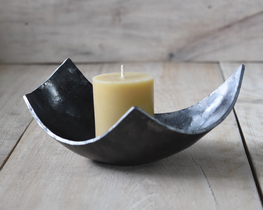 6th Anniversary Gift Hand Forged ANGULAR BOWL With or Without ...