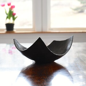 6th Anniversary Gift Hand Forged ANGULAR BOWL With or Without ...
