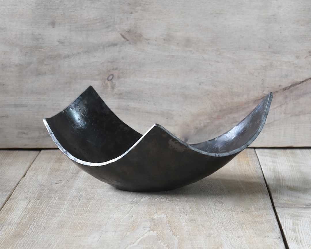 6th Anniversary Gift Hand Forged ANGULAR BOWL With or Without ...