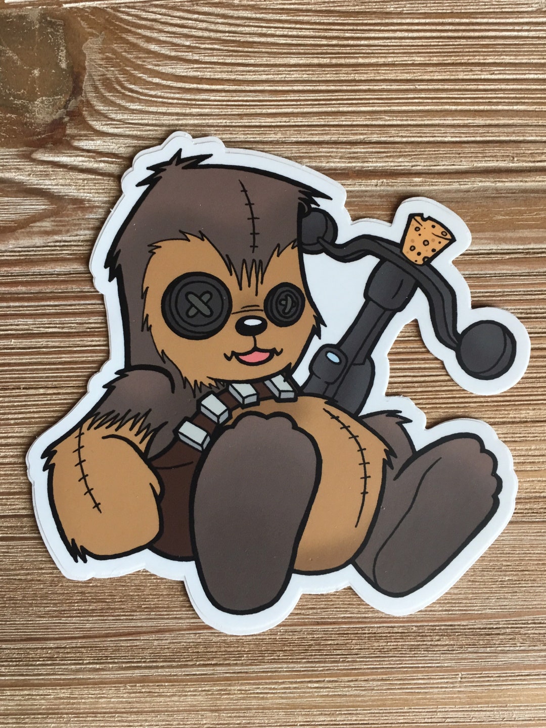 Chewie-bear Sticker - Etsy