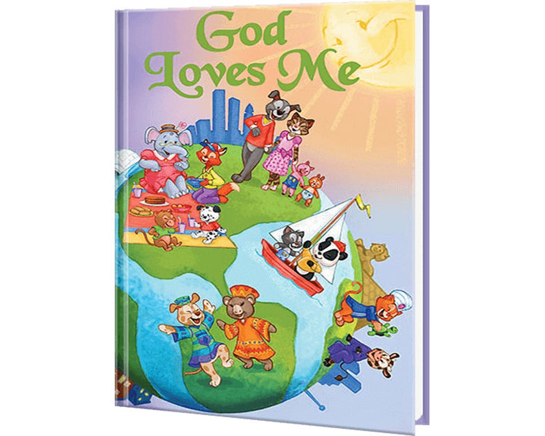 Faith Based Books | Personalized Children's Books, God Loves Me - Etsy