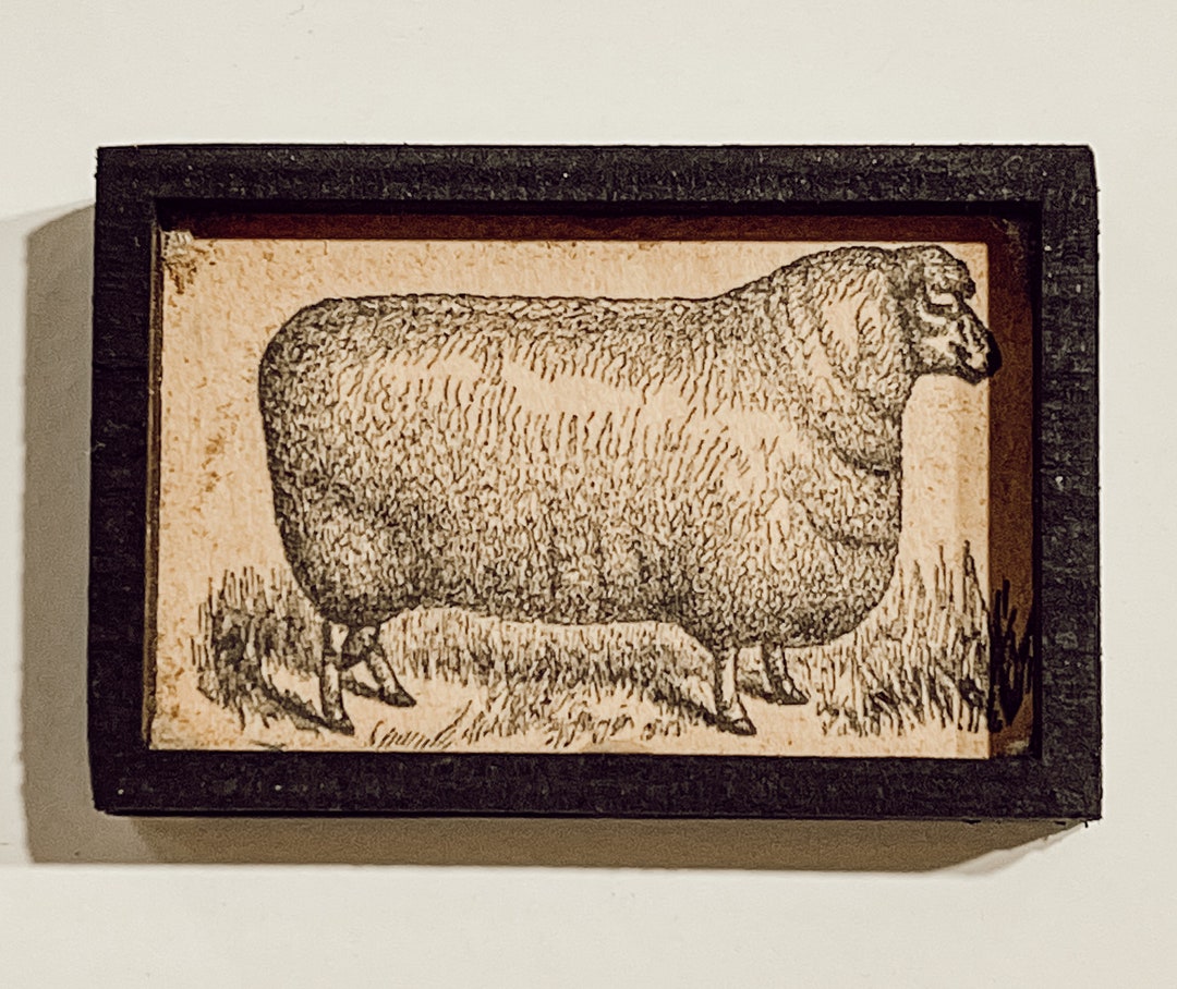 Dollhouse Sheep Framed Art Piece 1:12 Scale Miniatures - Etsy