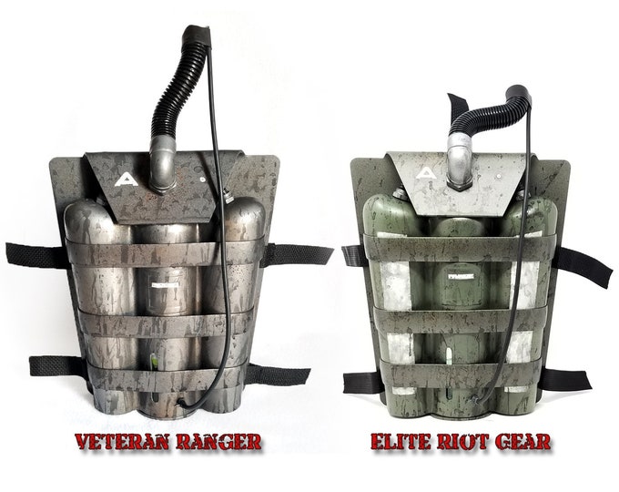 Fallout NCR Veteran Ranger and Elite Riot Gear Backpack/oxygen Tanks ...