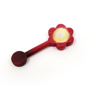 The Hills Run Red Babyface Rattle - Etsy