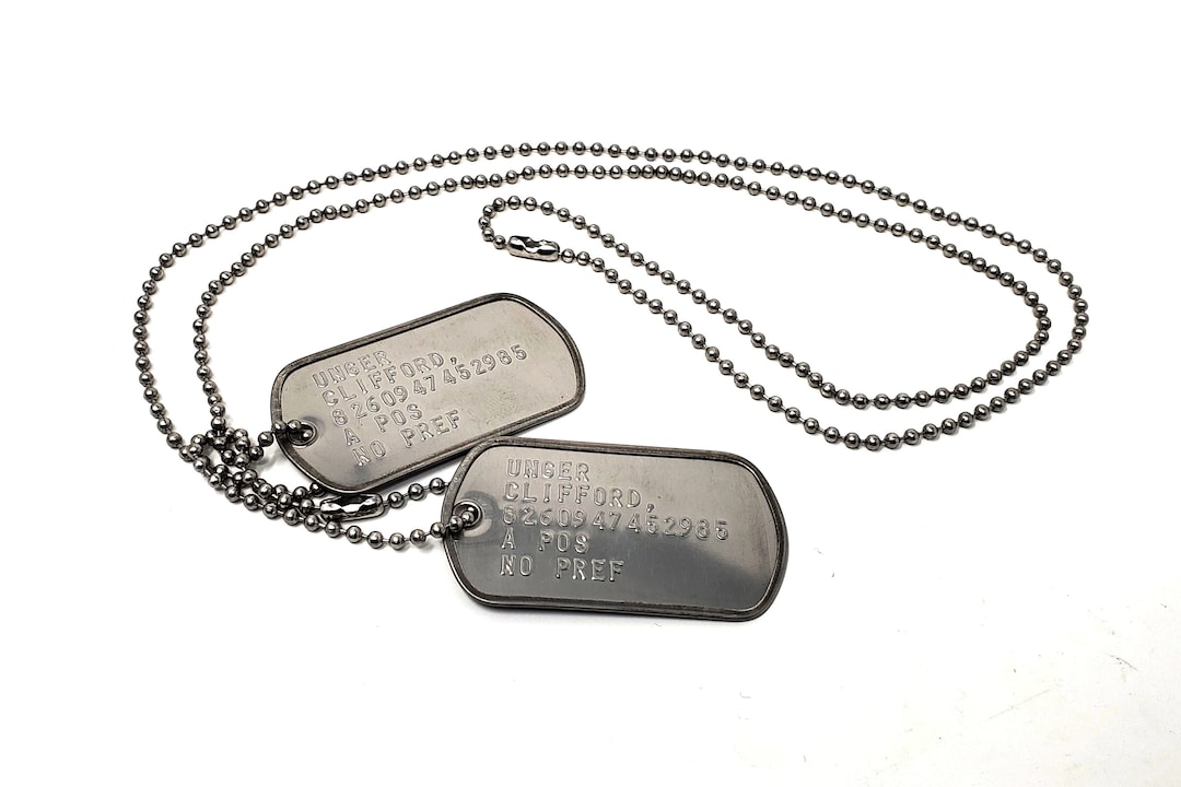 Death Stranding Cliff Unger Military Dog Tags - Etsy