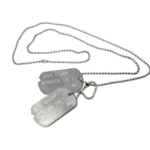 Wade Wilson Deadpool Military Dog Tags - Screen Accurate - Etsy