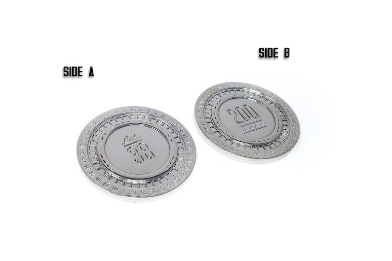 Fallout Platinum Poker Chip Lucky 38 - Etsy