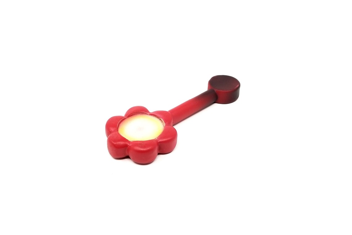 The Hills Run Red Babyface Rattle - Etsy