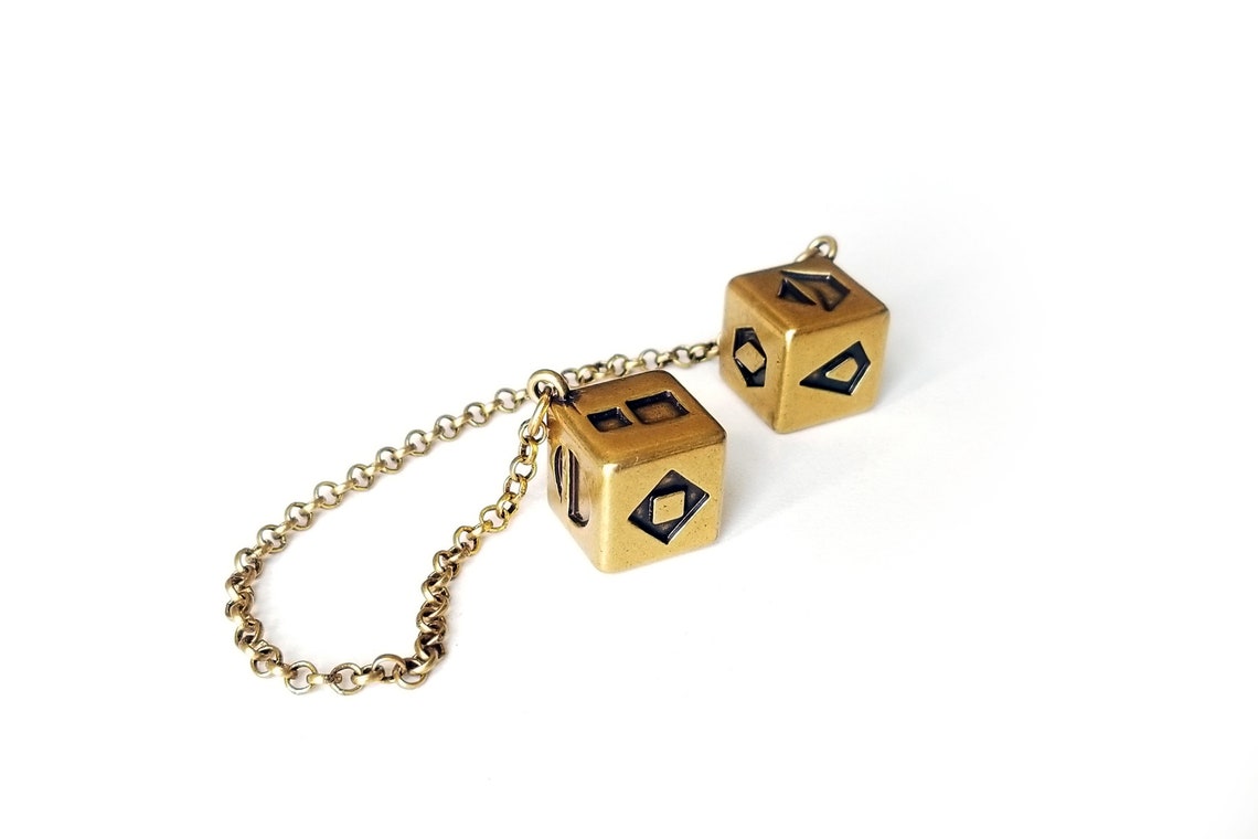 Real Metal Lucky Sabacc Dice Han Solo Star Wars | Etsy