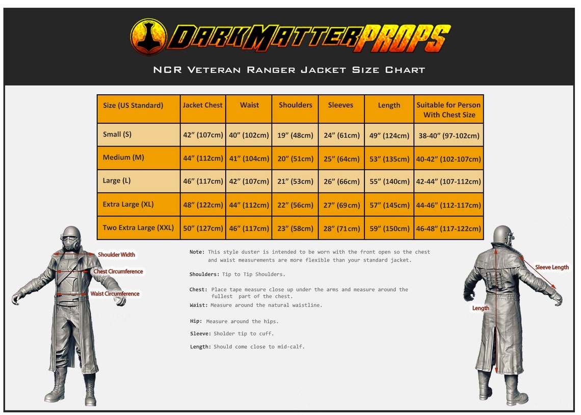 NCR Veteran Ranger Canvas Jacket/duster Screen Accurate - Etsy