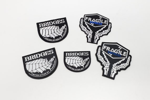 DS Bridges Fragile Patch Sam Porter Bridges Embroidered or | Etsy Singapore