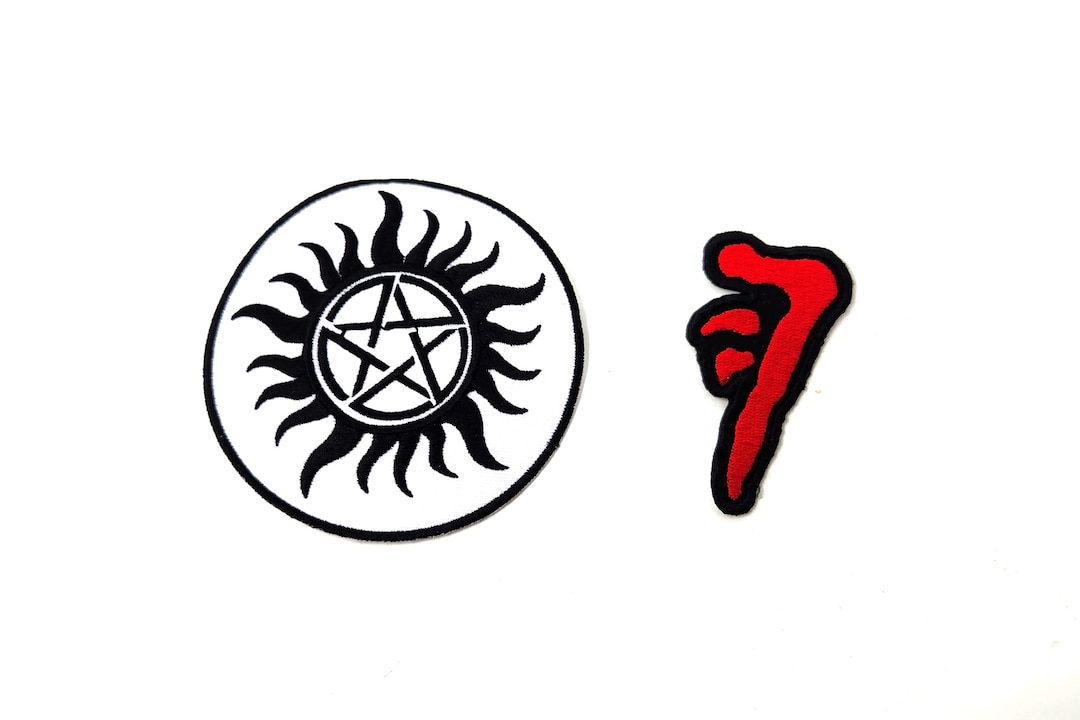 Supernatural Embroidered Patches - Mark of Cain - Anti-possession ...