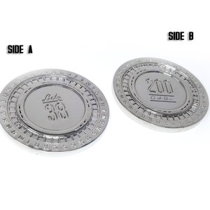 Fallout Platinum Poker Chip - Lucky 38 - Etsy