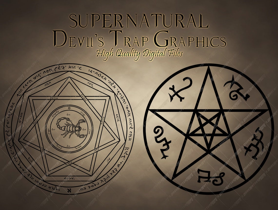 Supernatural - Devil's Trap Graphics - Vector & PNG - High Quality ...