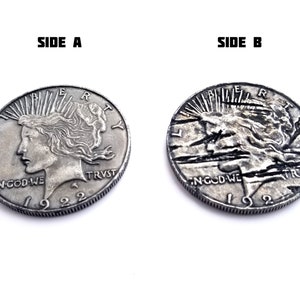 Two Face Metal Coin Prop Replica - Dark Knight Harvey Dent - Screen ...