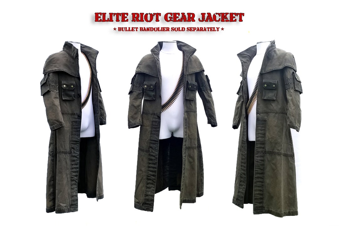 NCR Elite Riot Gear Canvas Jacket/duster - Screen Accurate - Etsy