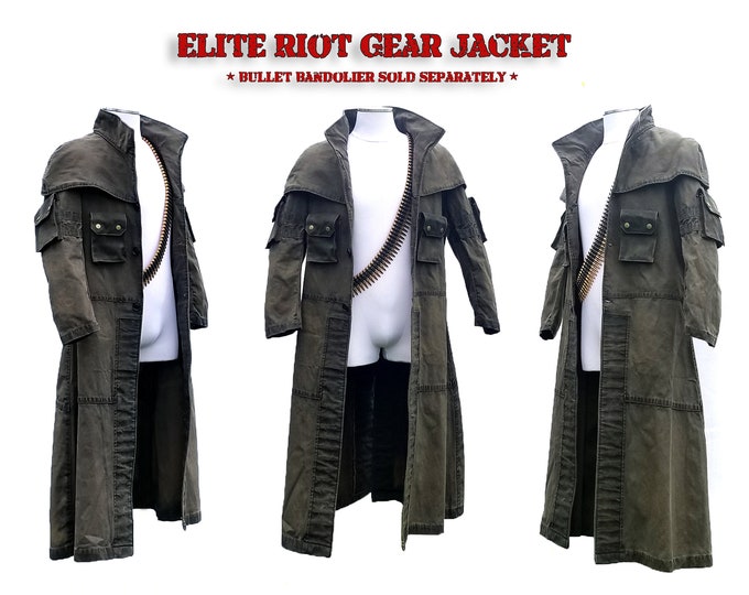 NCR Elite Riot Gear Canvas Jacket/duster Screen Accurate - Etsy