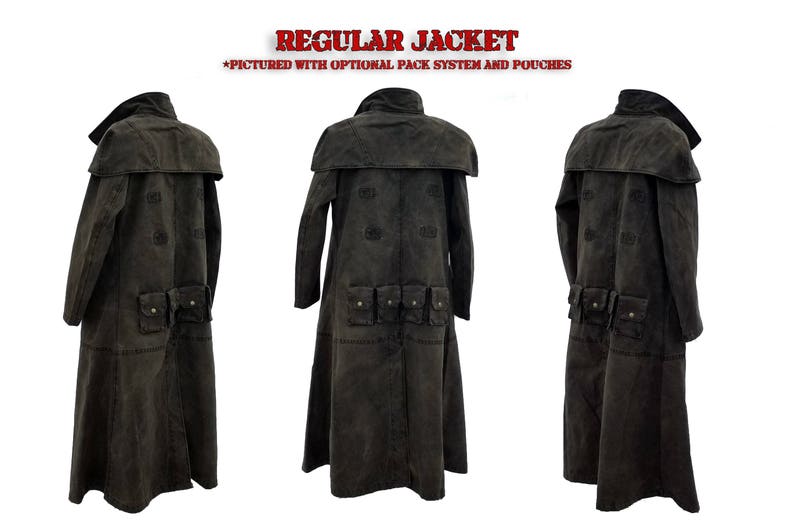 NCR Veteran Ranger Canvas Jacket/duster Screen Accurate - Etsy Canada