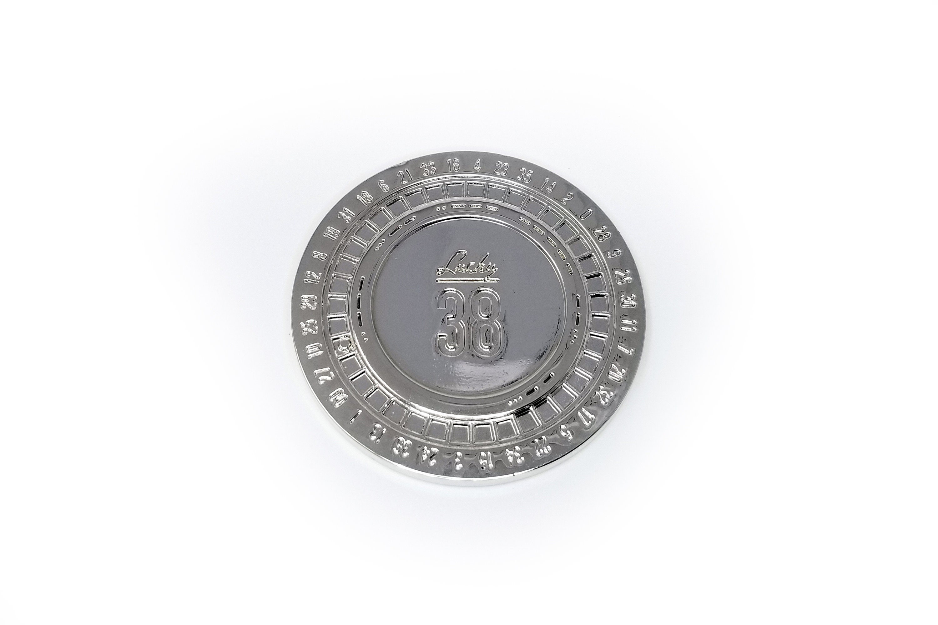 Fallout Platinum Poker Chip Lucky 38 - Etsy Canada