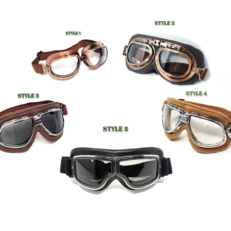 Steam Punk Aviator Goggles - Etsy