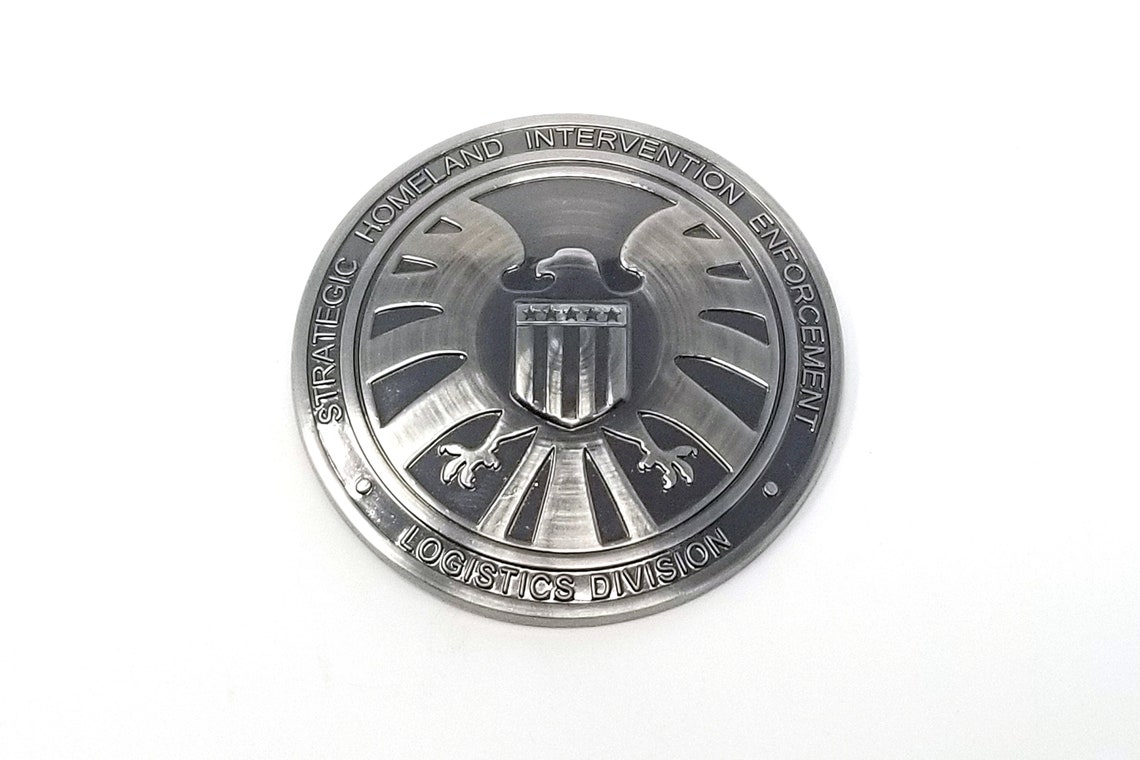 Agents of Shield Badge Made From Metal - Etsy