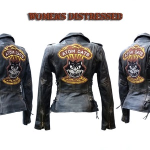 Genuine Leather Greaser Jacket for Men & Women-screen Accurate Cool ...