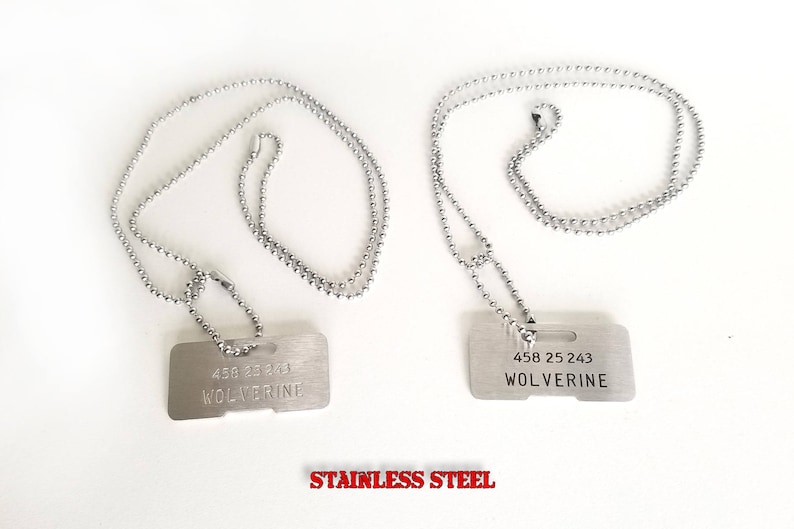 Wolverine Canadian Military Dog Tag Screen Accurate - Etsy UK