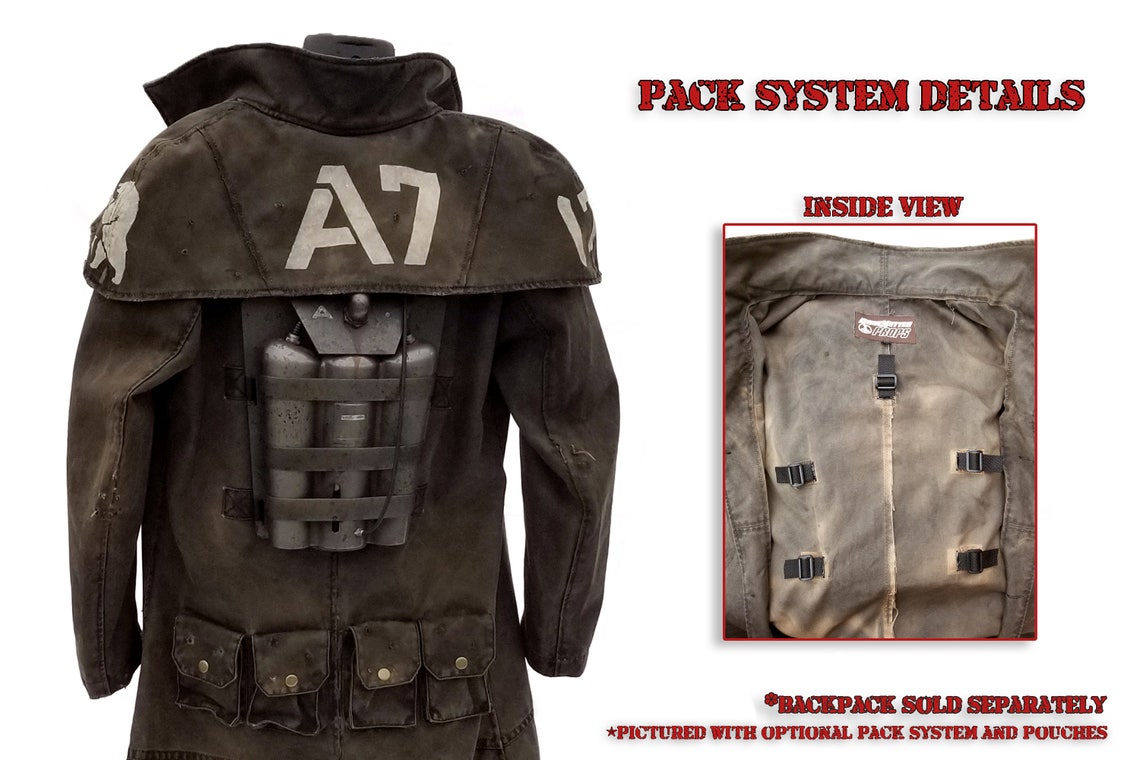 NCR Veteran Ranger Canvas Jacket/duster Screen Accurate - Etsy