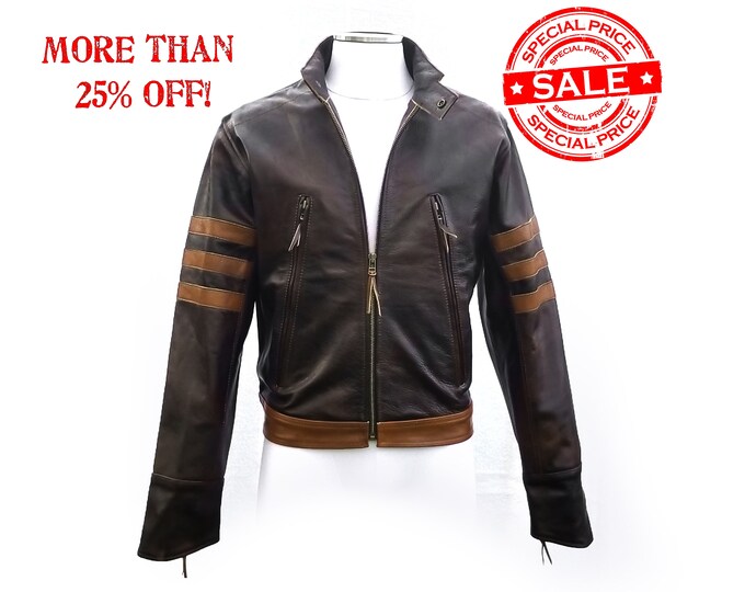 On Sale Logan Wolverine XO Genuine Leather Jacket More Than 25% off ...