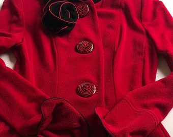 Red Equestrian Jacket - Etsy