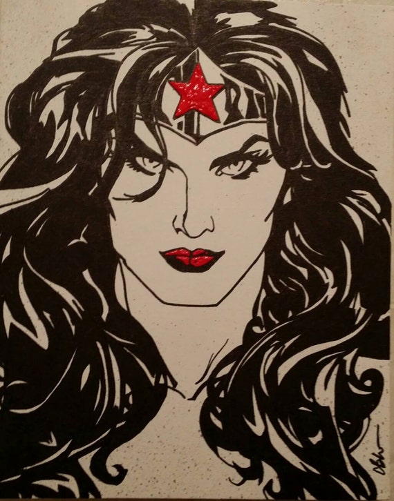 WONDER WOMAN Classic | Etsy
