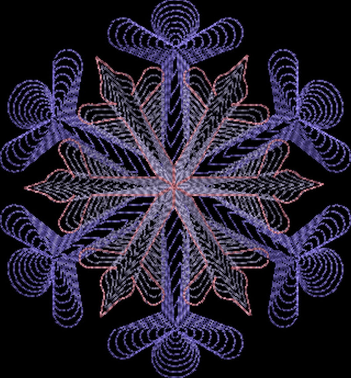 Snowflake Machine Embroidery Designs PACK OF 10 Instant Download 4x4 - Etsy