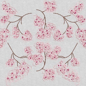 10 Floral Line-art Machine Embroidery Designs Instant Download 4x4 - Etsy