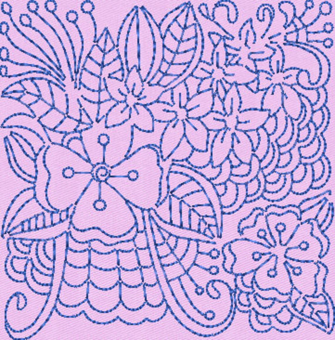 Spring Block Machine Embroidery Designs PACK OF 10 Instant - Etsy