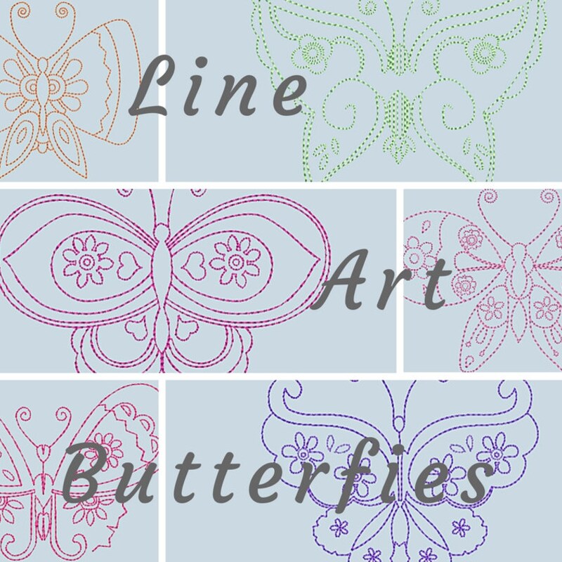 Redwork Machine Embroidery Designs - Etsy