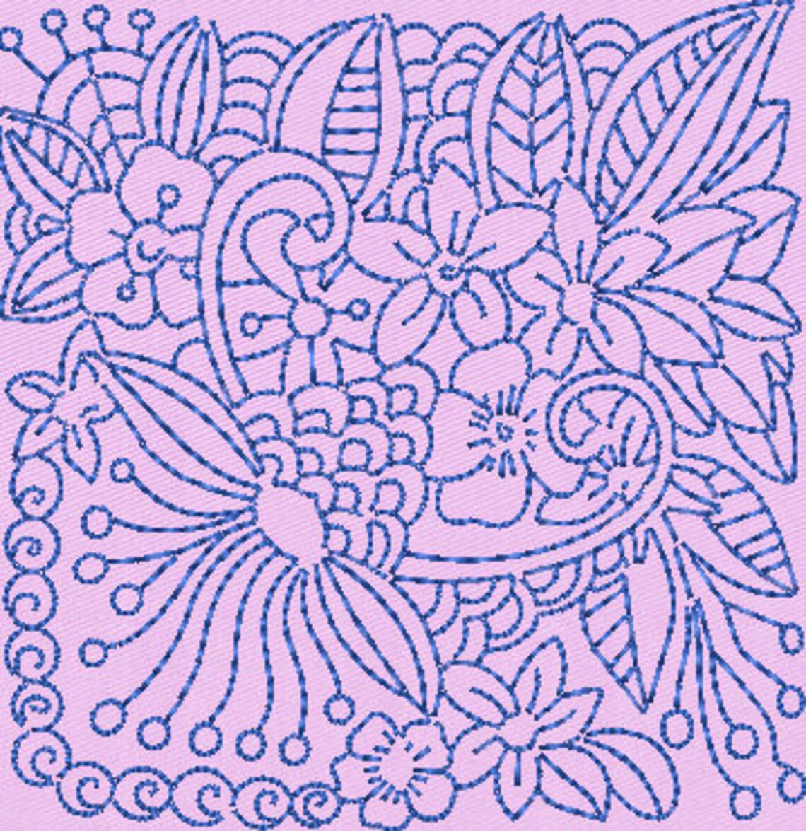 Spring Block Machine Embroidery Designs PACK OF 10 Instant - Etsy