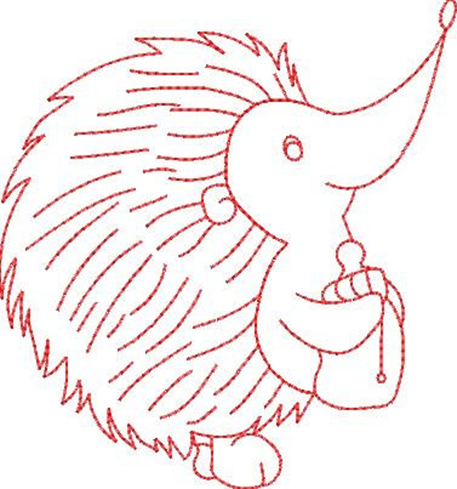 Redwork Baby Hedgehogs Machine Embroidery Designs PACK OF 10 Instant ...