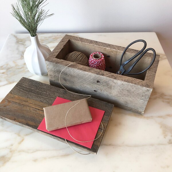 Rustic Wood Box - Etsy