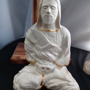 Jesus Christ Meditating Full Lotus Yoga Position | Etsy