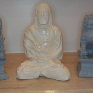 Jesus Meditating Statue in Lotus Yoga Posture . Made in - Etsy