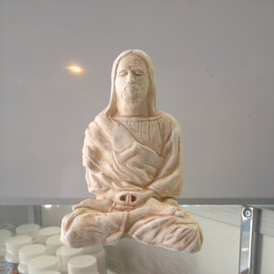 Jesus Meditating Statue in Lotus Yoga Posture . Made in - Etsy