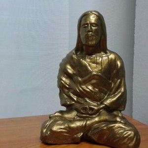 Jesus Christ Meditating Full Lotus Yoga Position | Etsy