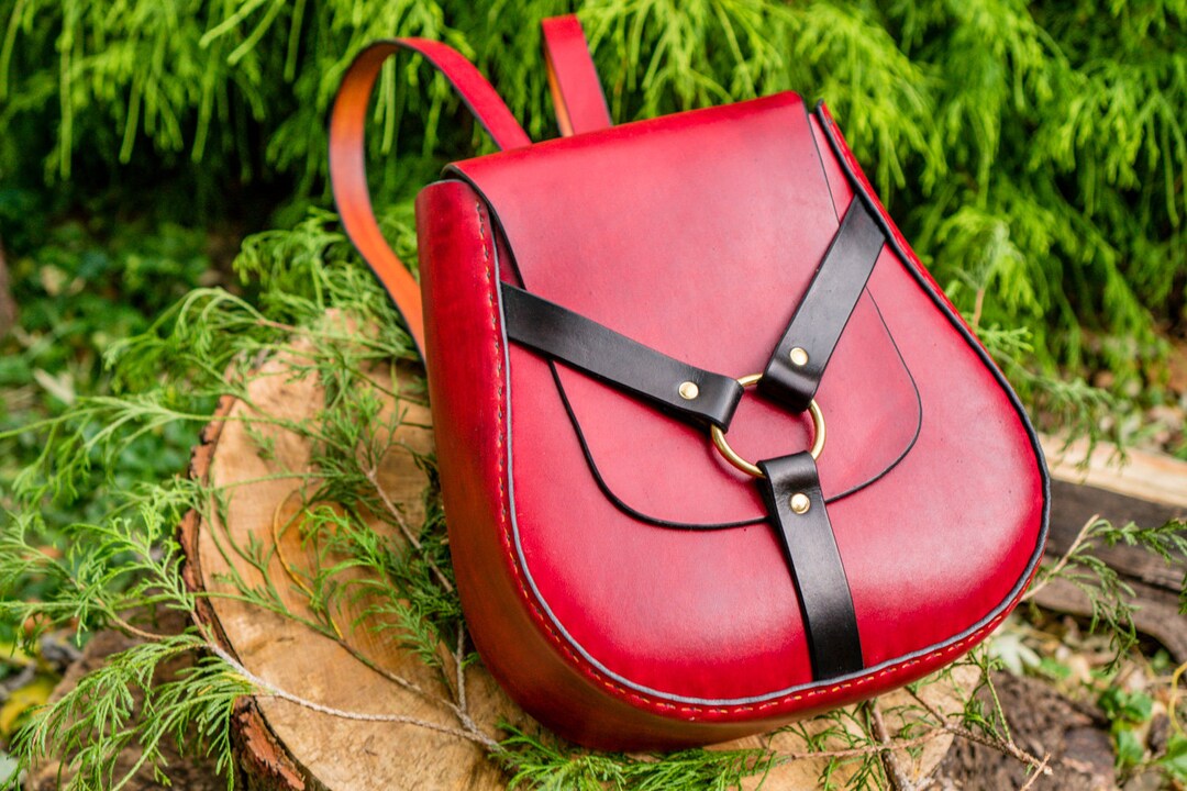 Made to Order Custom Order Large Handmade Latigo Leather Backpack Hand ...