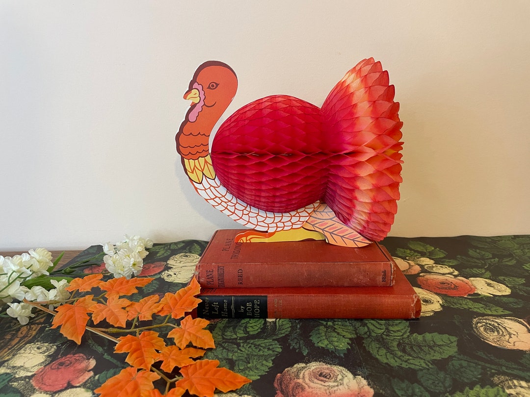 Thanksgiving Pop up Turkey Centerpiece Vintage 1970s - Etsy