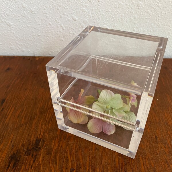 Lucite Cube - Etsy