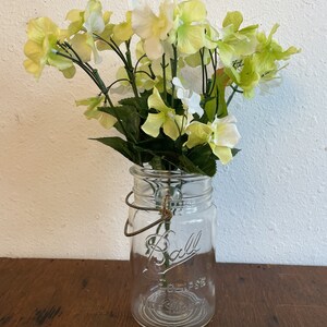 Clear Eclipse Wide Mouth Mason Jar Vintage 1940s Canning - Etsy