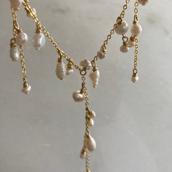 Waterfall Necklace - Etsy