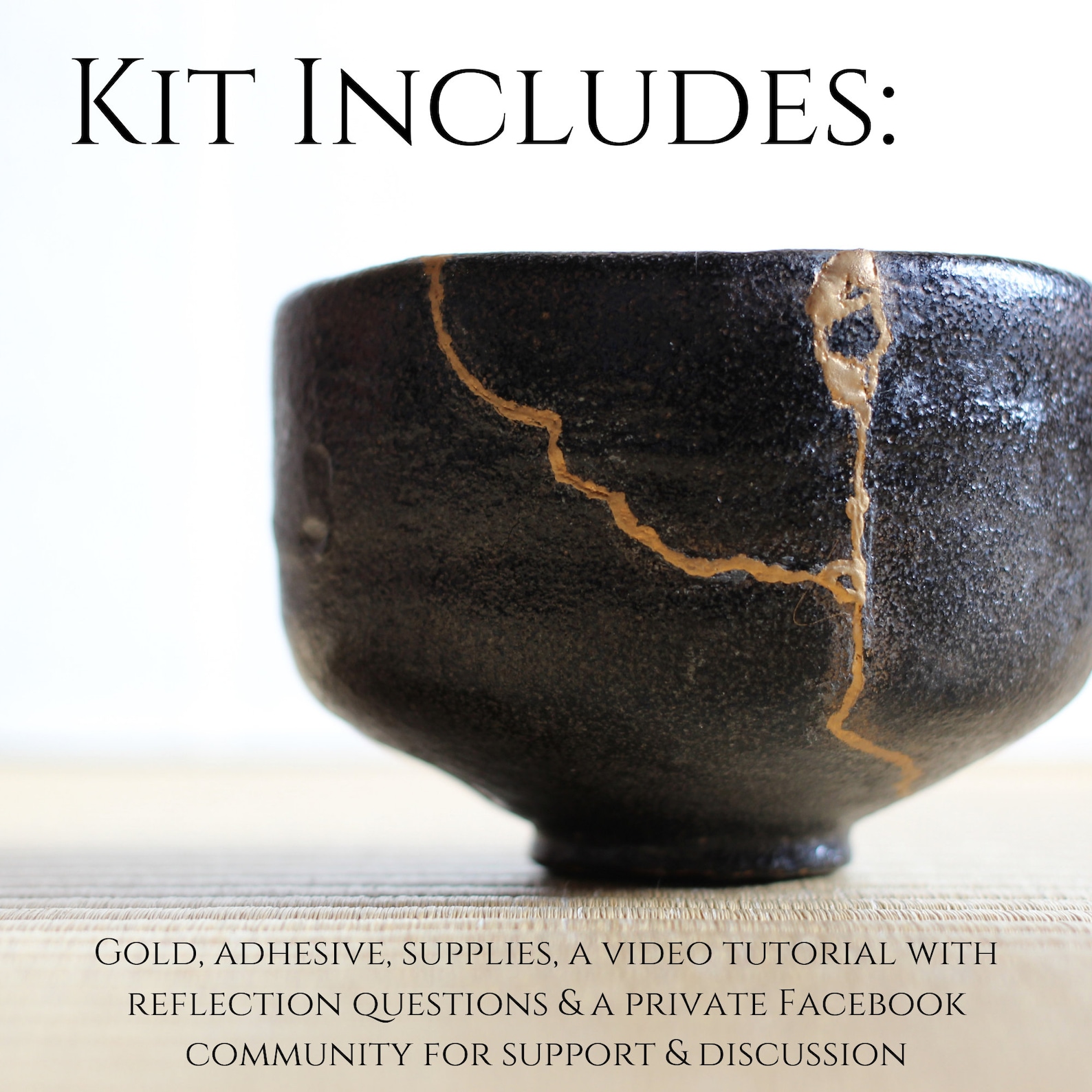Kintsugi as a Spiritual Practice KIT & Video Tutorial / - Etsy